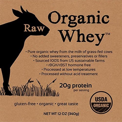 Raw Organic Whey - USDA Certified Organic Whey Protein Powder, Happy ...